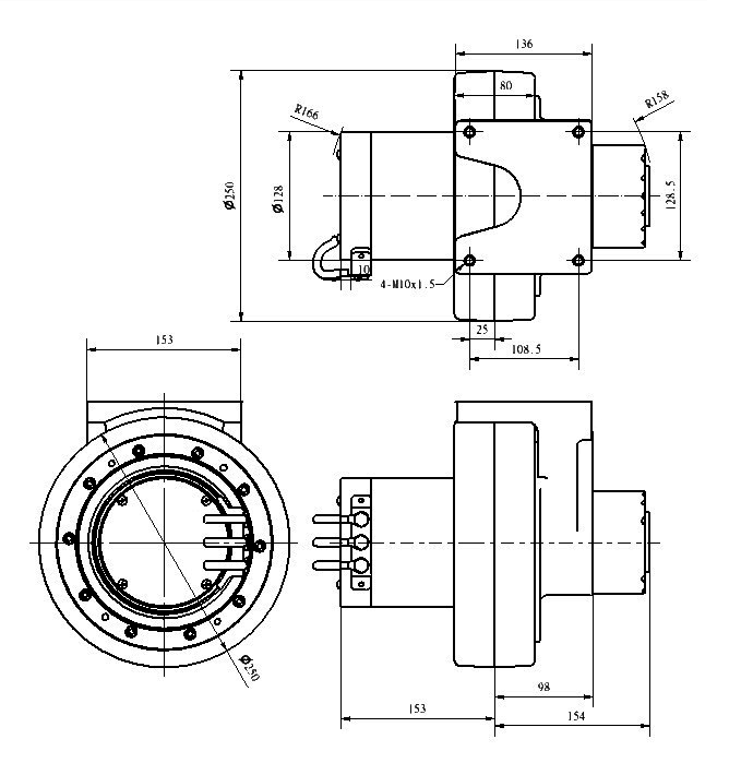 AC800W Horizontal Drive Wheel